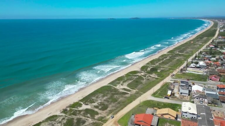 Praia do Ervino, São Francisco do Sul: mar forte, restinga preservada e ...